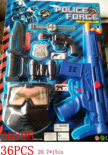 ABC Trading Wholesale. Police Force Playing Set 36 pc